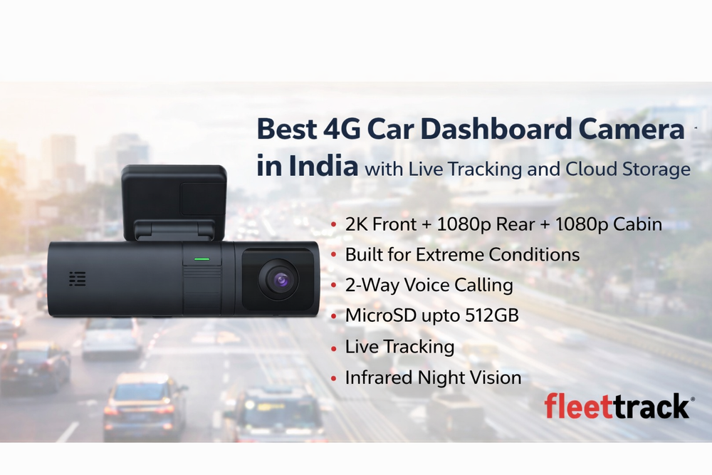 Best 4G Car Dashboard Camera in India with Live Tracking and Cloud Sto ...