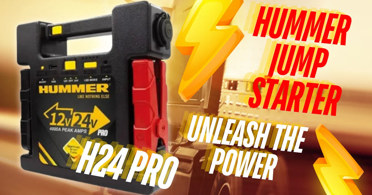 Unleash the Power: The Hummer H24 Pro Jump Starter | CAMSTORE India