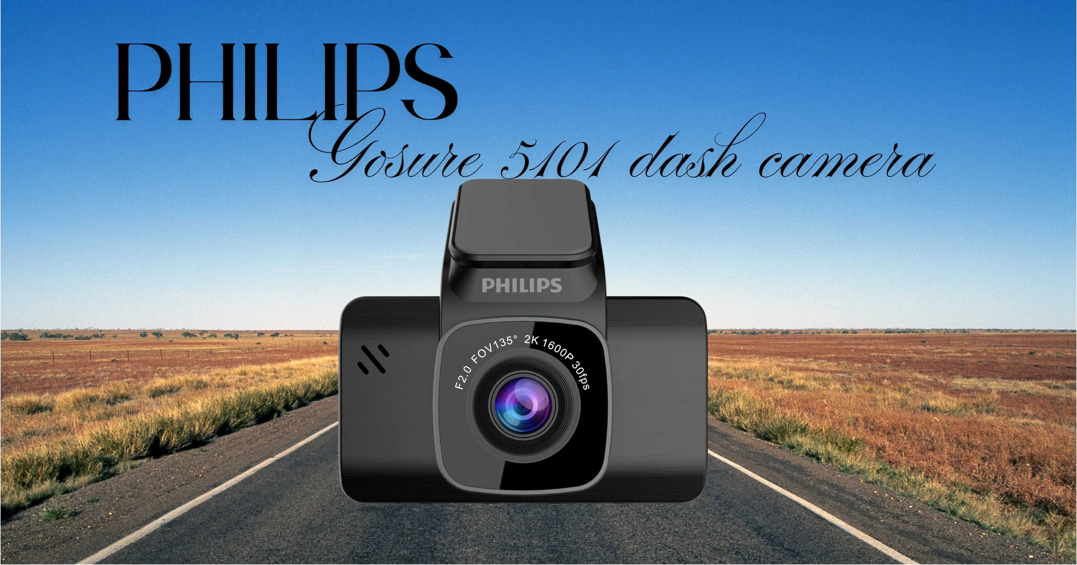 Philips GoSure 5101 Dash Camera: Smart Eyes on the Road | CAMSTORE India