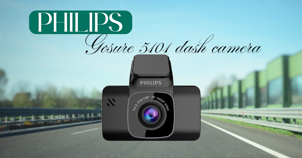 PHILIPS GoSure 5101 Dash Cam – Crystal Clear Vision. Smart Road Safety ...
