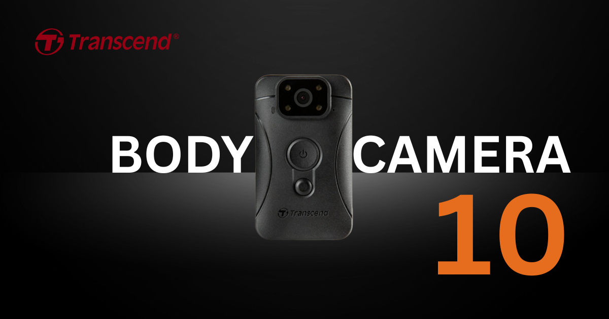 Transcend DP10 Body Camera | 1080P Body Worn Camera | CAMSTORE India